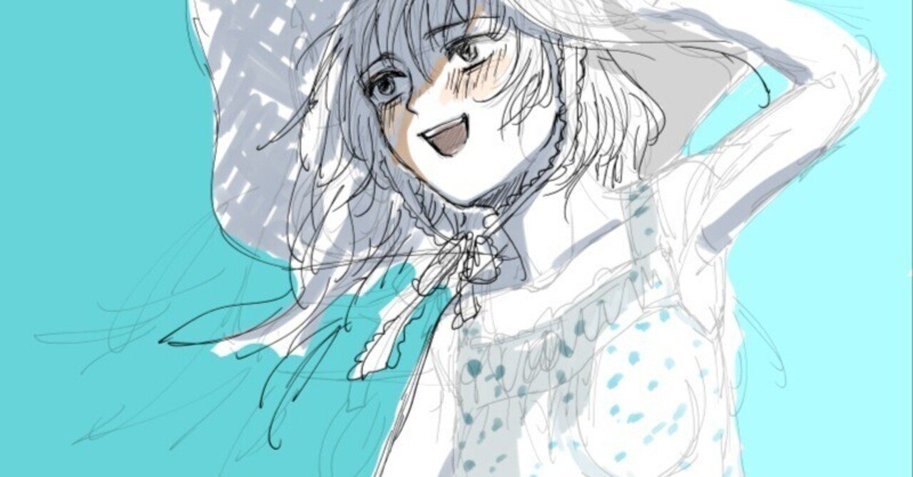 水玉模様のワンピースを着た女の子|七原
