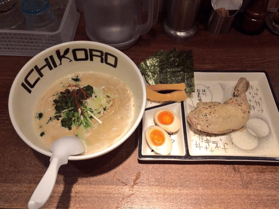 麻布十番のICHIKOROの鳥そば｜桔梗の花🇯🇵 도라지🇰🇷