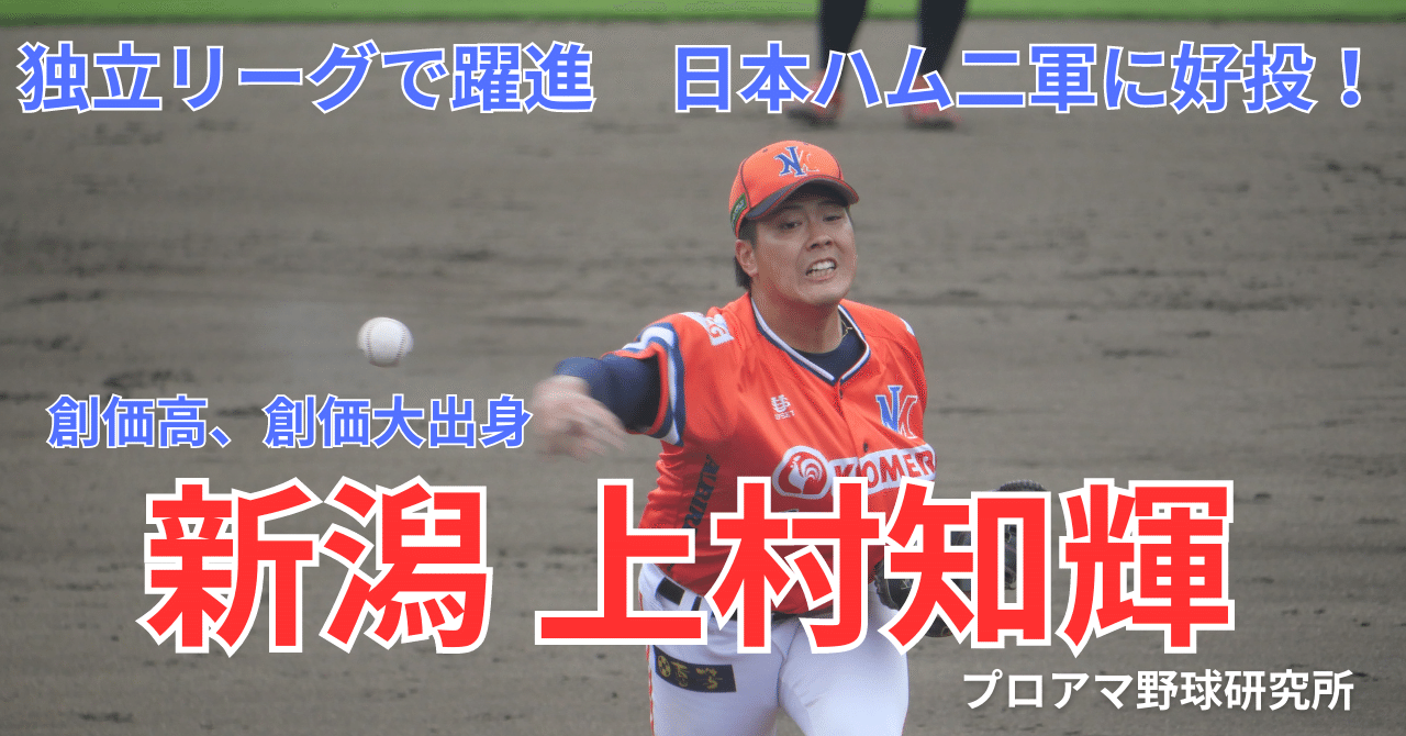 独立リーグで躍進…新潟・上村知輝が日本ハム二軍を相手に好投！創価高、創価大出身の大型サイドスロー｜プロアマ野球研究所（PABB‐lab）
