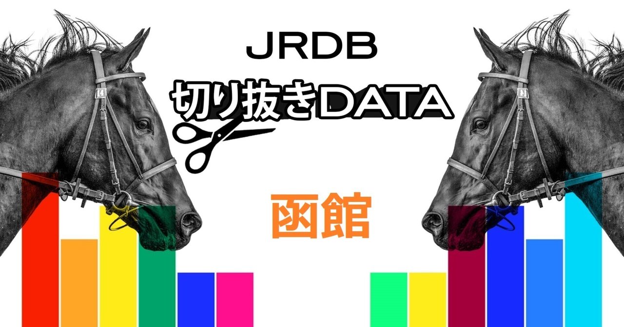 6/25(日) 函館競馬場 切り抜きDATA(展開注目データ＆好調馬チェック)｜JRDB 競馬アラカルト
