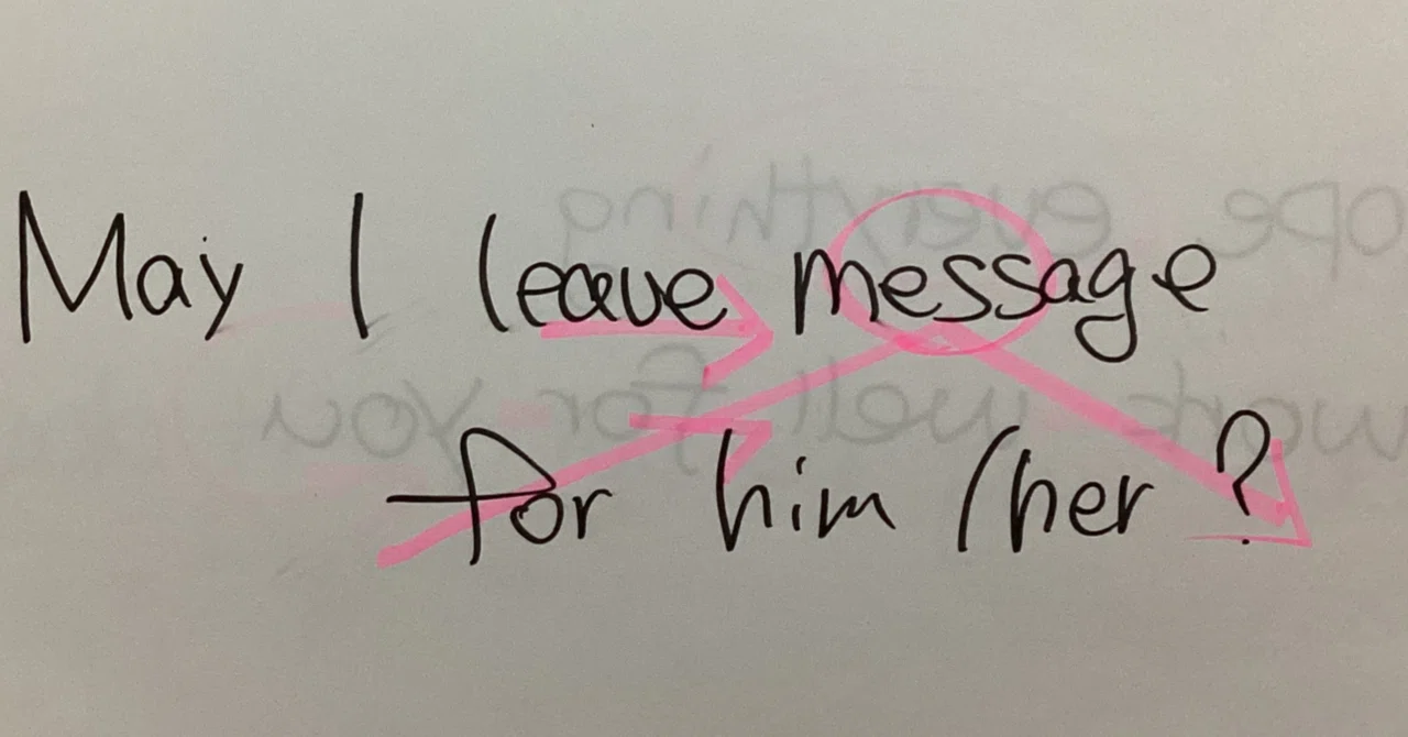 87/365 May I leave message for him/her?｜yolo_365_momo