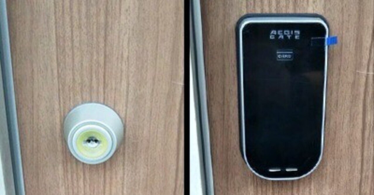 MIWAの「LSP」錠前を「イージスゲート(AG-01)」へ取り換え｜鍵屋 キー助®🔑口コミ・評判を掲載中｜鍵交換・取付・開錠・電子錠・ドアノブ交換・ドアクローザー交換他