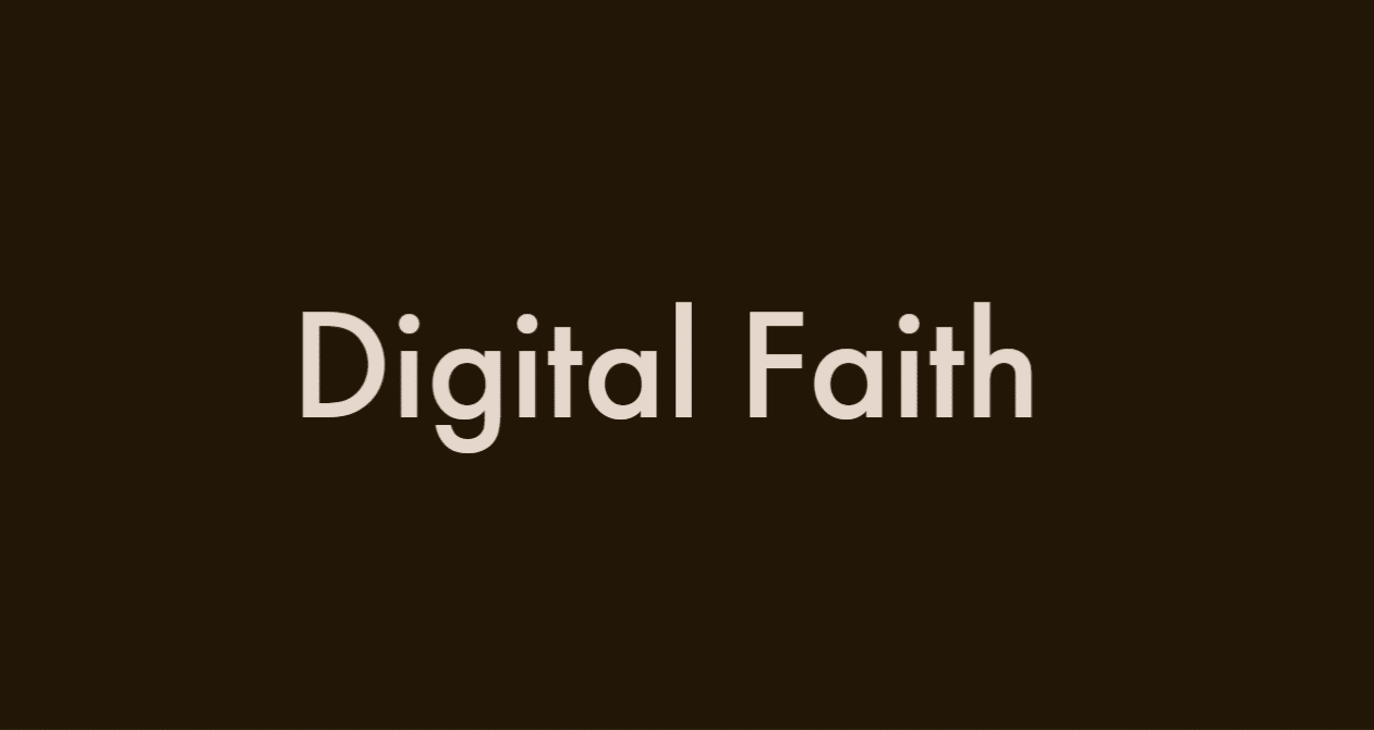 Digital Faith｜note