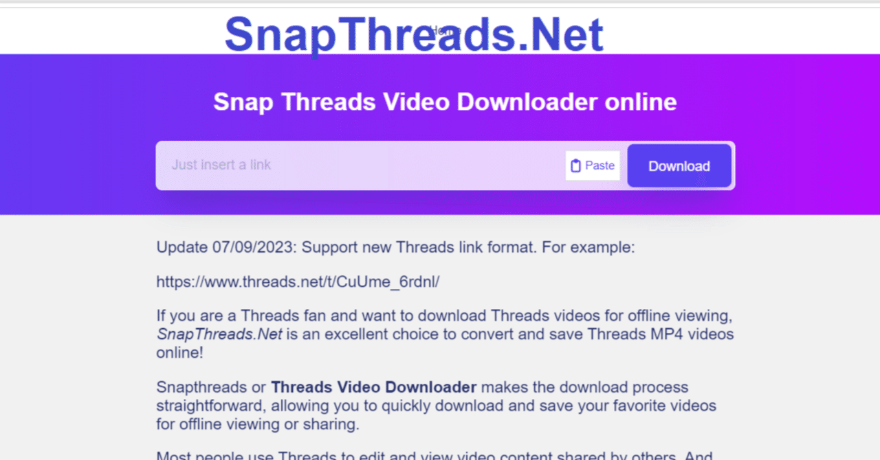 How to save Threads videos on SnapThreads.net for Android, iPhone｜Gameloop Tencent