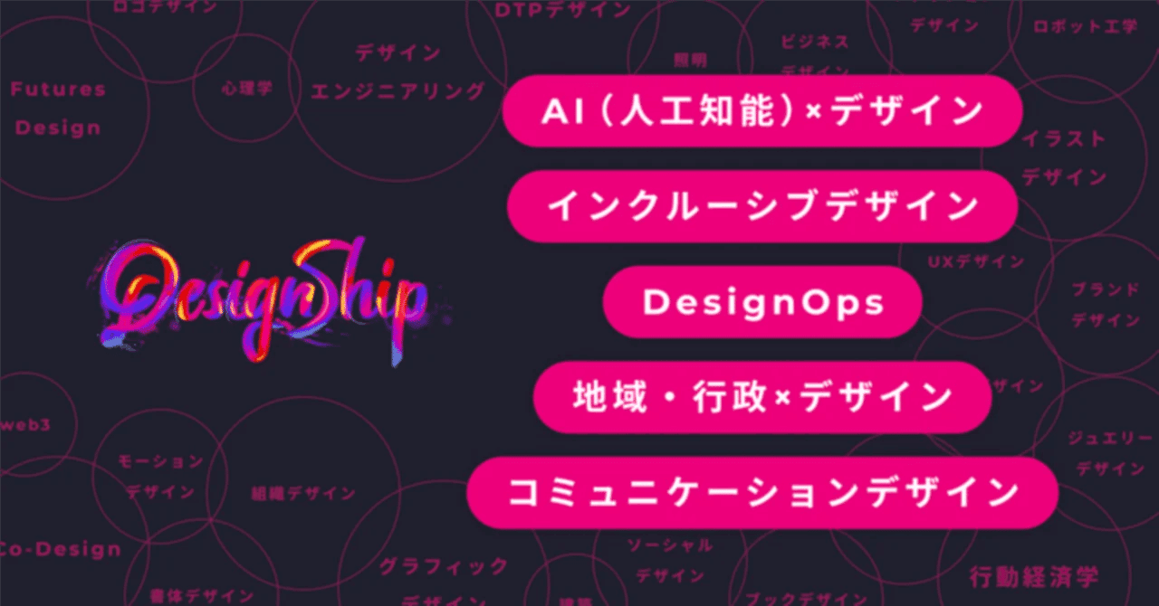 Designship 2023 各テーマの参考記事を紹介！｜Designship 運営事務局