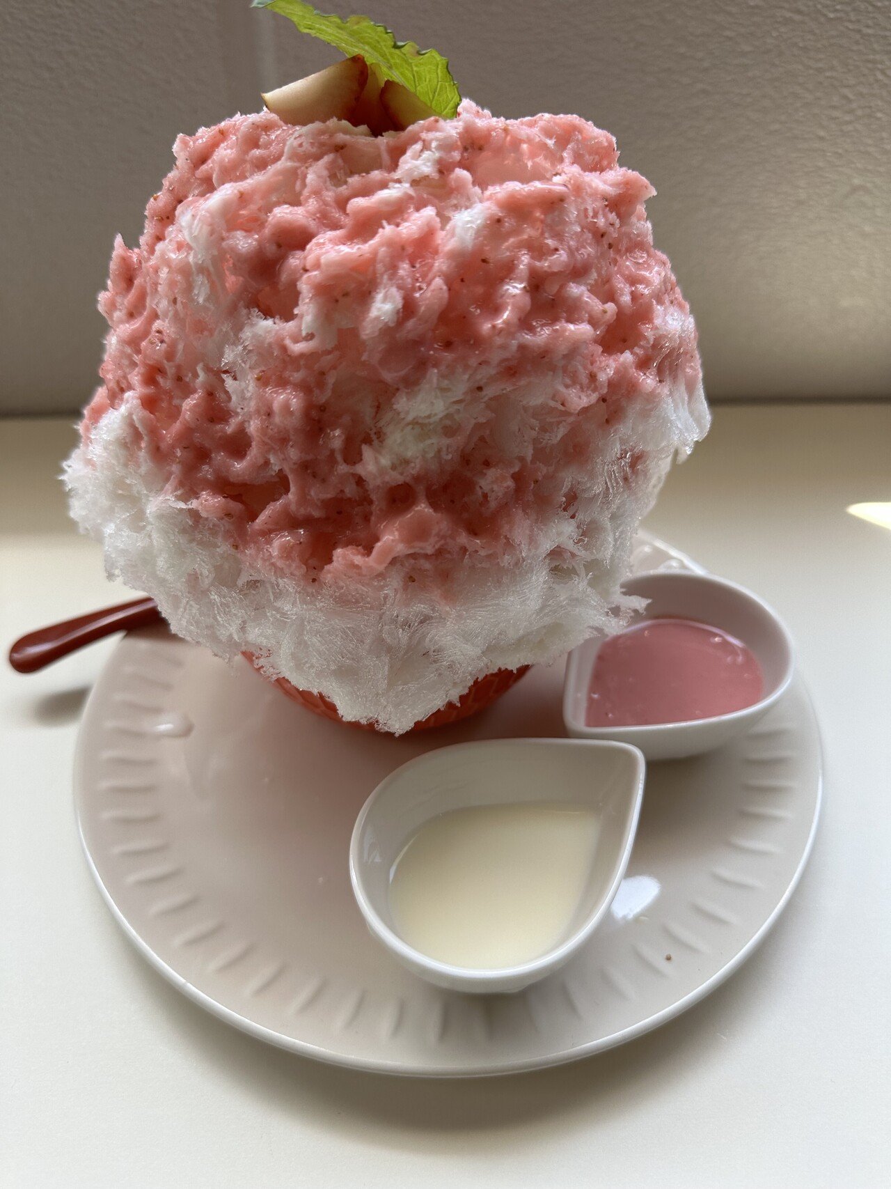 大阪で食べたかき氷がやばいくらいに美味しかった。｜岩本浩一＠経営の仕組化🌈社会保険労務士法人あいパートナーズ💓フォロバ100％、相互フォロー