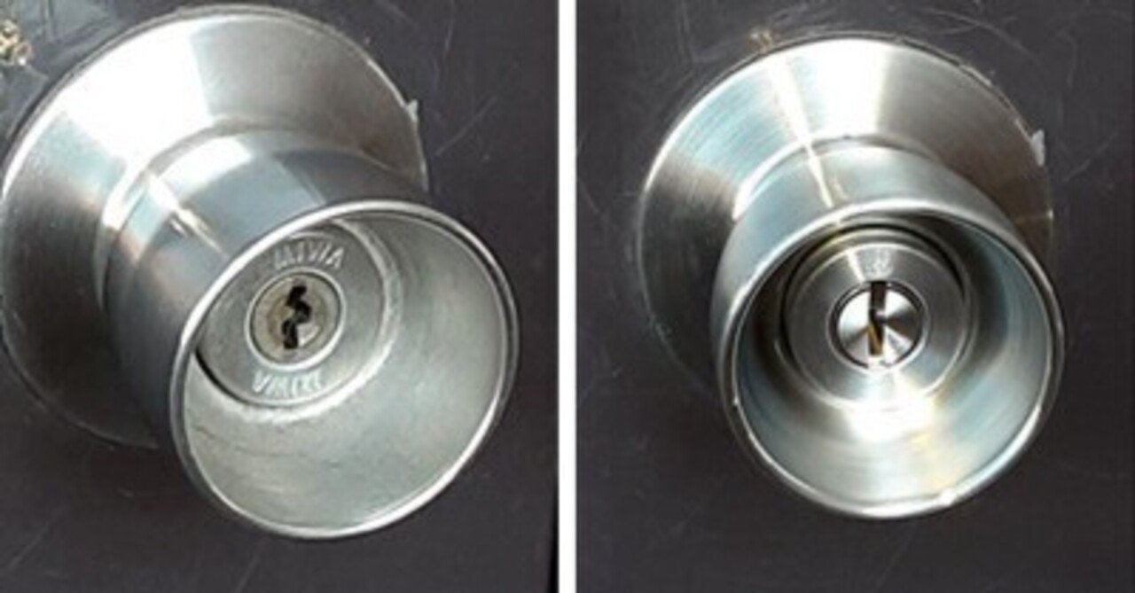 MIWAの「HP」のシリンダーをWESTの「916」に交換｜鍵屋 キー助®🔑口コミ・評判を掲載中｜鍵交換・取付・開錠・電子錠・ドアノブ交換・ドアクローザー交換他