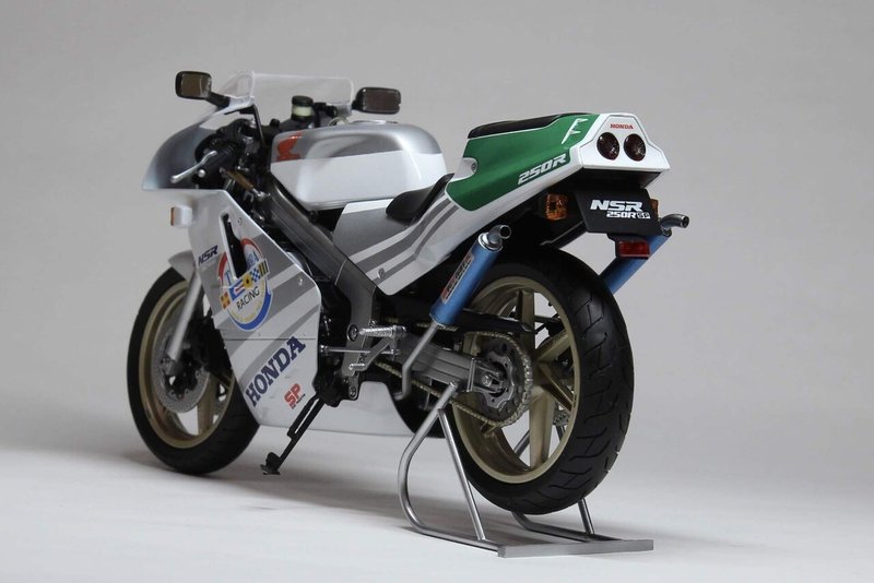 ‘89 NSR250R SP 完成（アオシマ 1/12）｜スイートネイル
