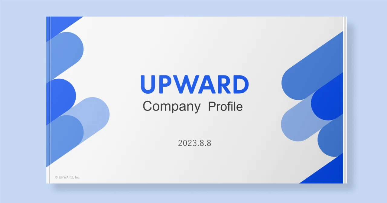 UPWARDのCompany Profileができました！｜UPWARD 公式 note