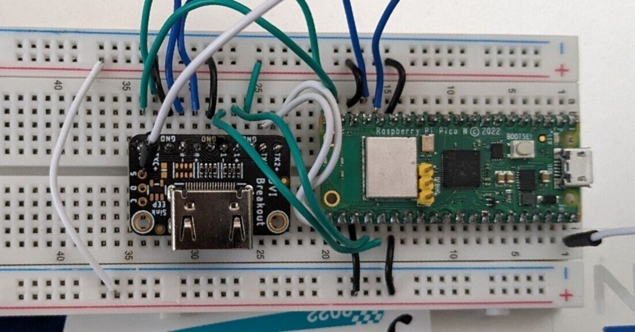 Xreal Air＋ Xreal Beam＋Raspberry Pi Pico+DVI Breakout Board｜gontaneko