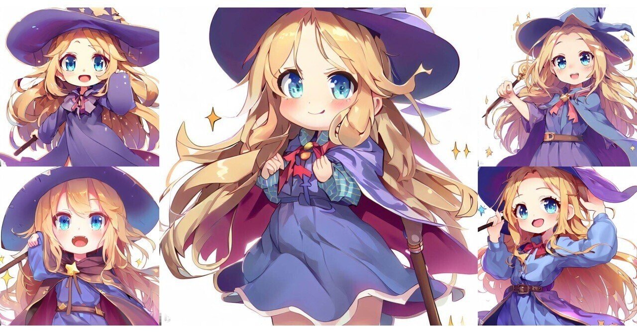 『創作の庭』用【プロンプト付きキャラクターカード】『魔法使いの少女』｜tsundereloid