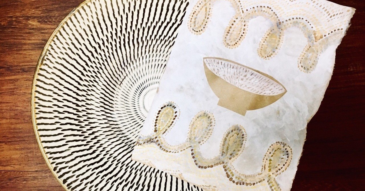 お皿と絵｜ayami nonaka