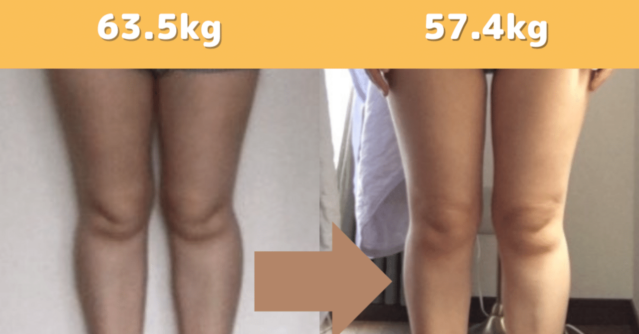 1か月半で63.5kg⇒57.4kg｜pyon