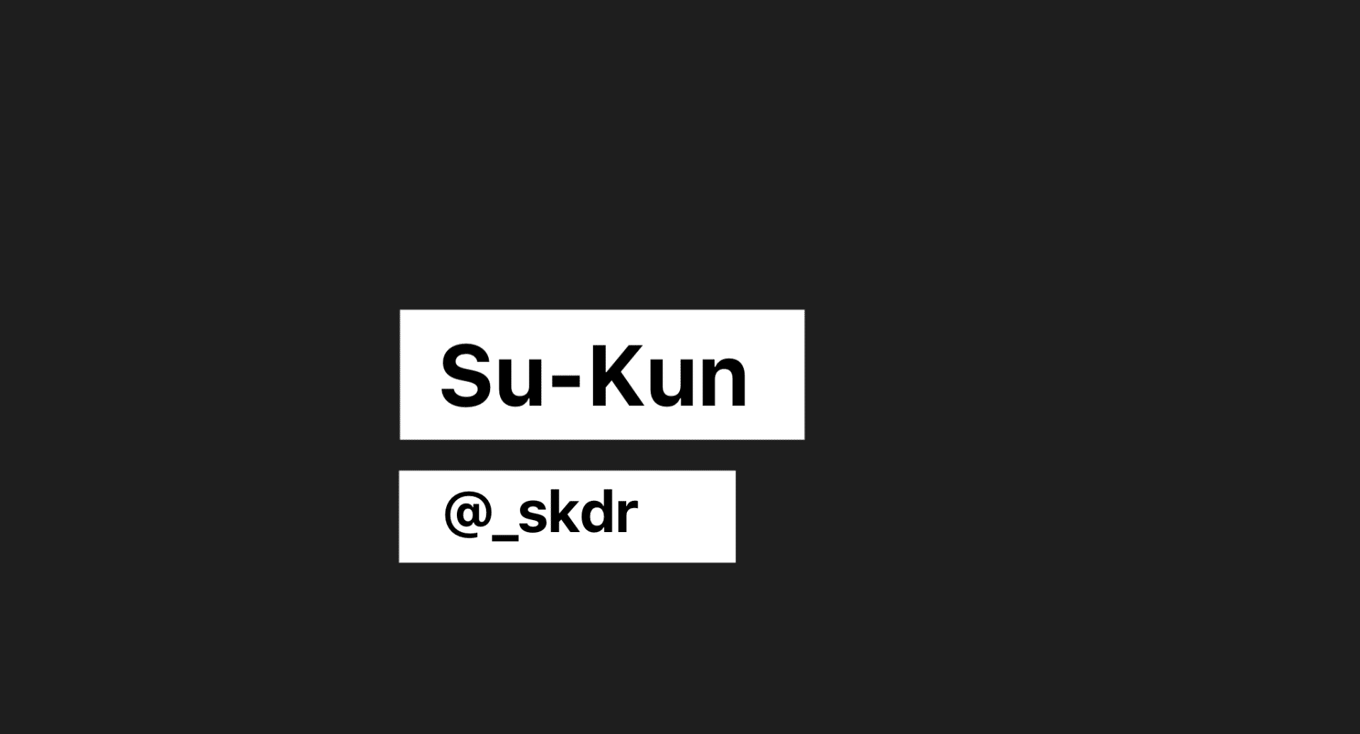 Su-Kun / すーくん｜note