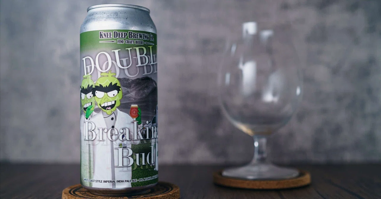 クラフトビール日記：Knee Deep Brewing Double Breaking Bud｜鷹