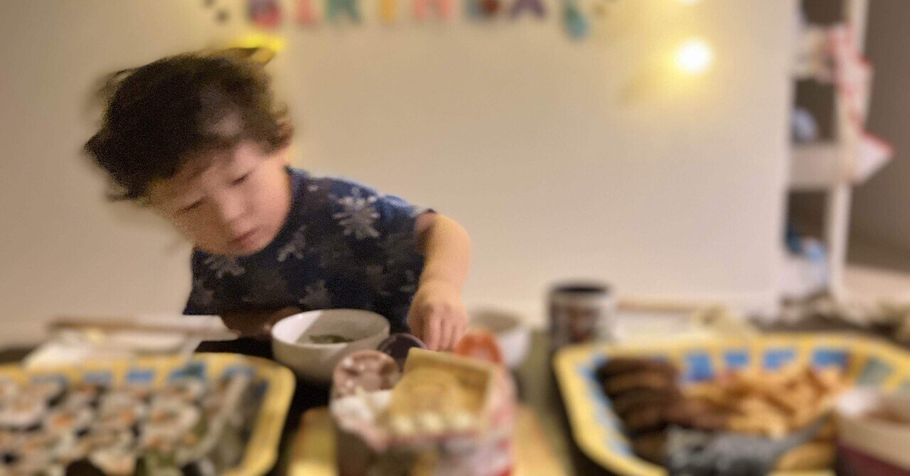 息子4歳、母4歳。｜iu_a03_milk