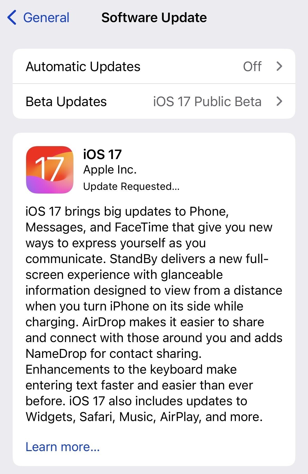 iOS17きたわー♡ 何もなければ良き。ベータではWebKit使ってるものはたまーに画面描画で真っ白になってたけど…｜遊月
