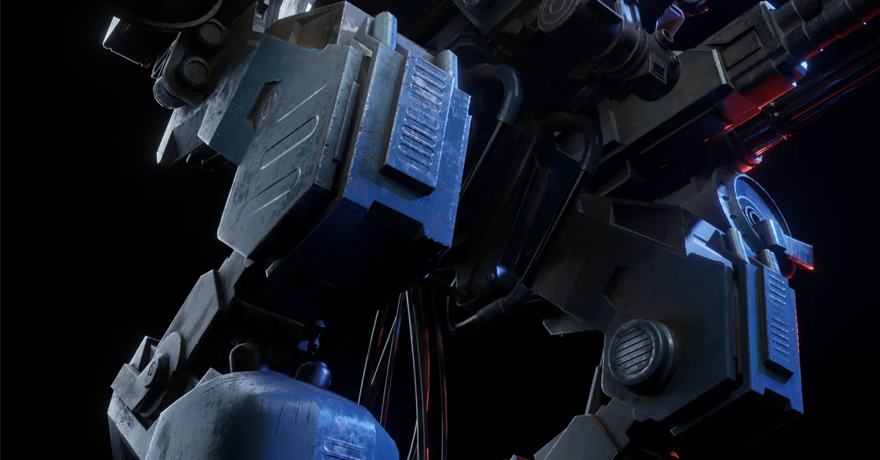 Mech design in Blender 3D & Substance Painter｜alex