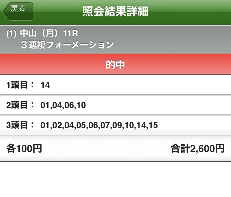セントライト記念 3連複的中😭｜note_gaku