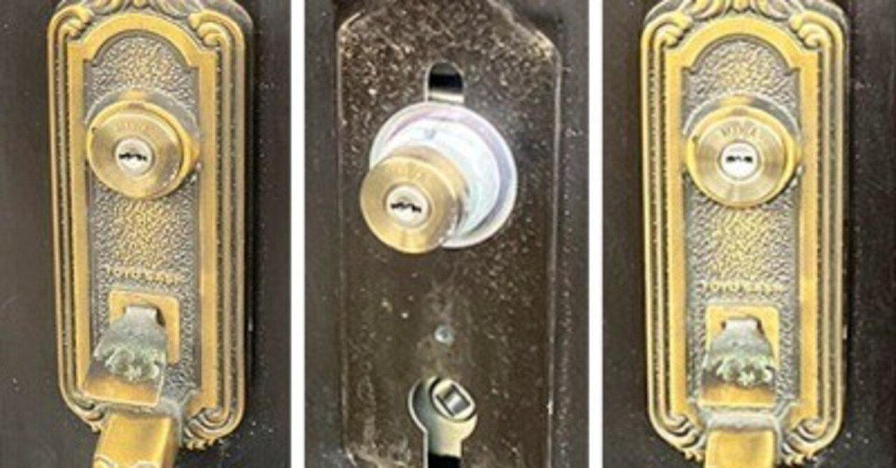 MIWAの「UR」を「PR TE0 CY SA 1K2L」へ交換｜鍵屋 キー助®🔑口コミ・評判を掲載中｜鍵交換・取付・開錠・電子錠・ドアノブ交換・ドアクローザー交換他