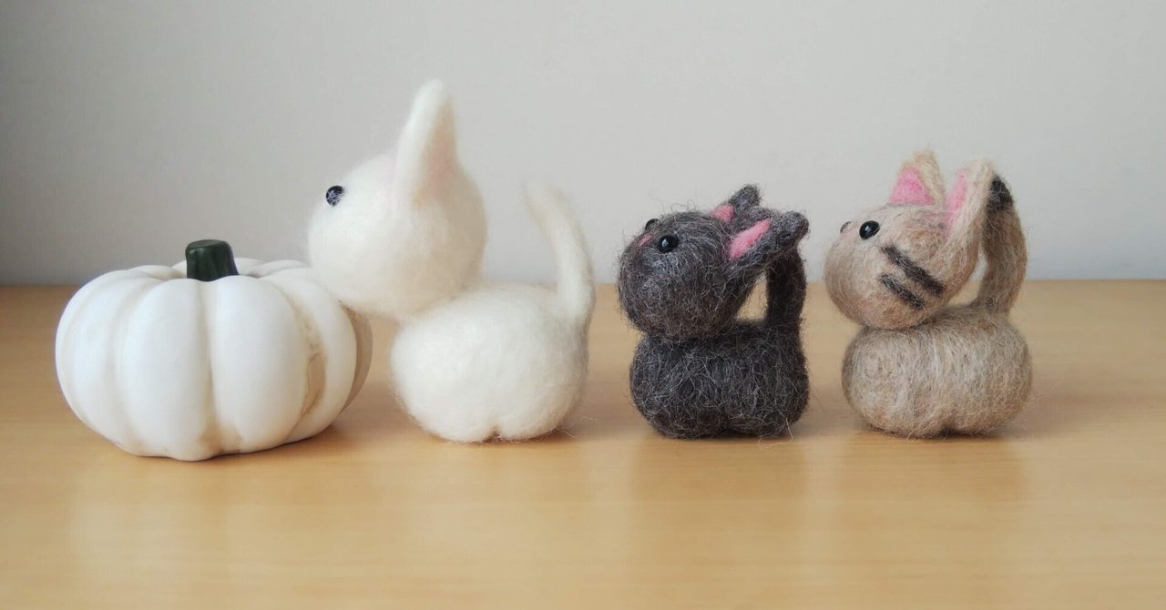 ニードルフェルト 3匹のねこ｜sion