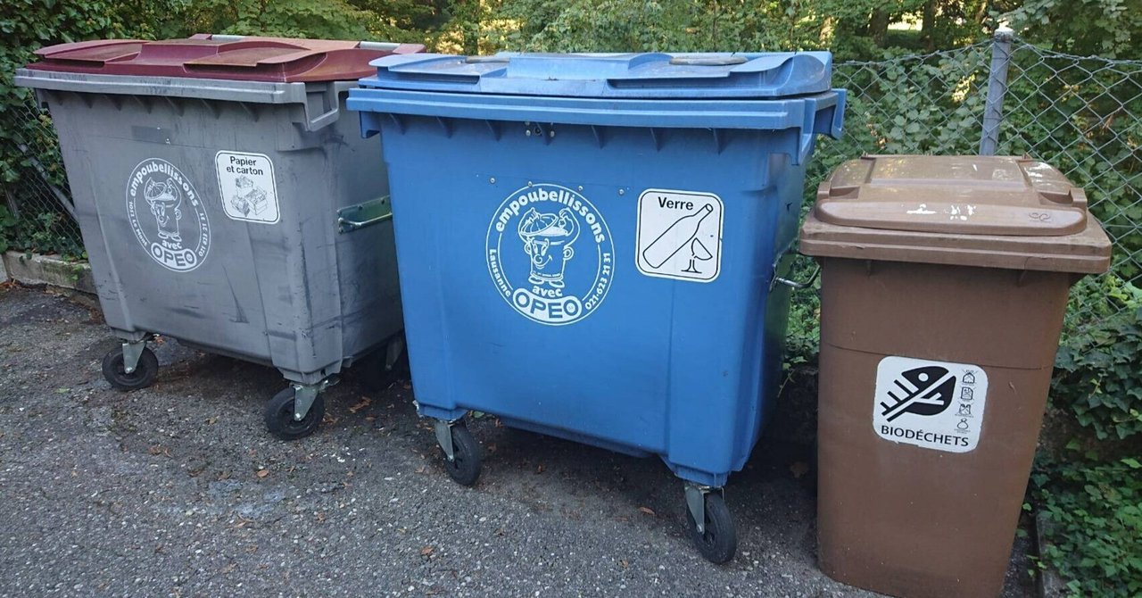 ローザンヌでのごみの分別方法について｜Sanada Keijiro