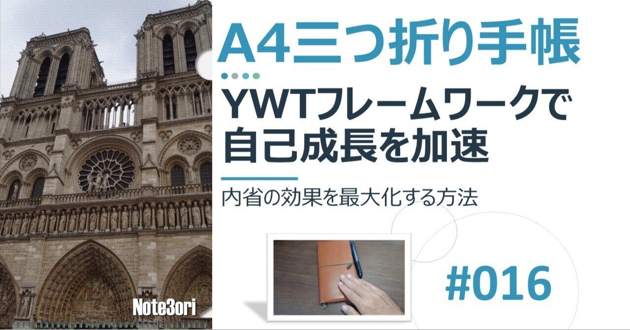 #016 YWTフレームワークで自己成長を加速｜Note3ori