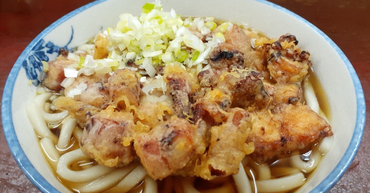 『ゲソ天うどん』(塩分🦑+🍜？)｜guttyo