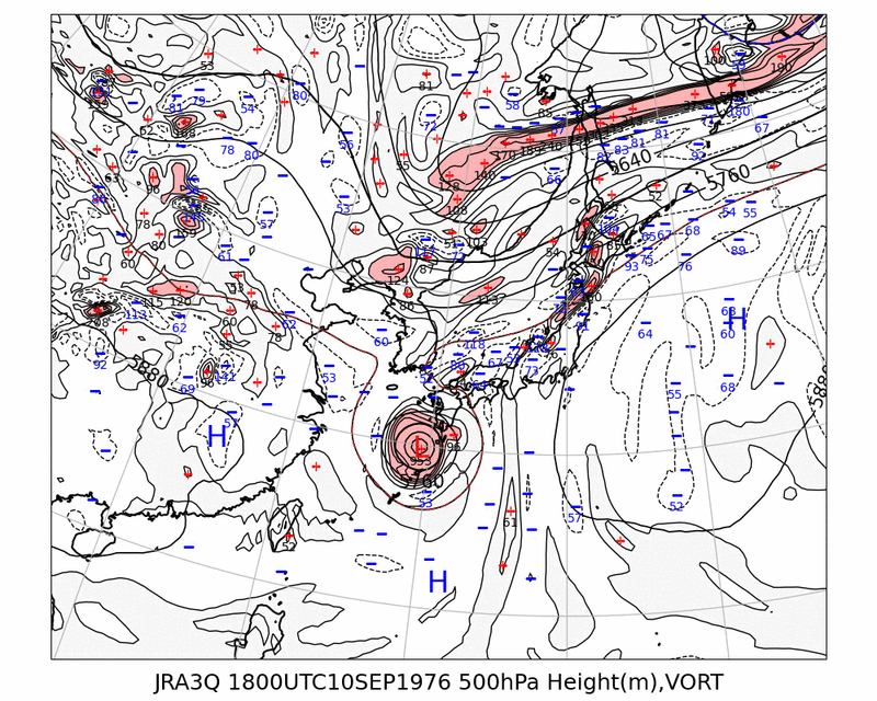 JRA-3Qを利用した、香川県内海における記録的大雨(1976年9月11日)の解析-1｜黒良 龍太