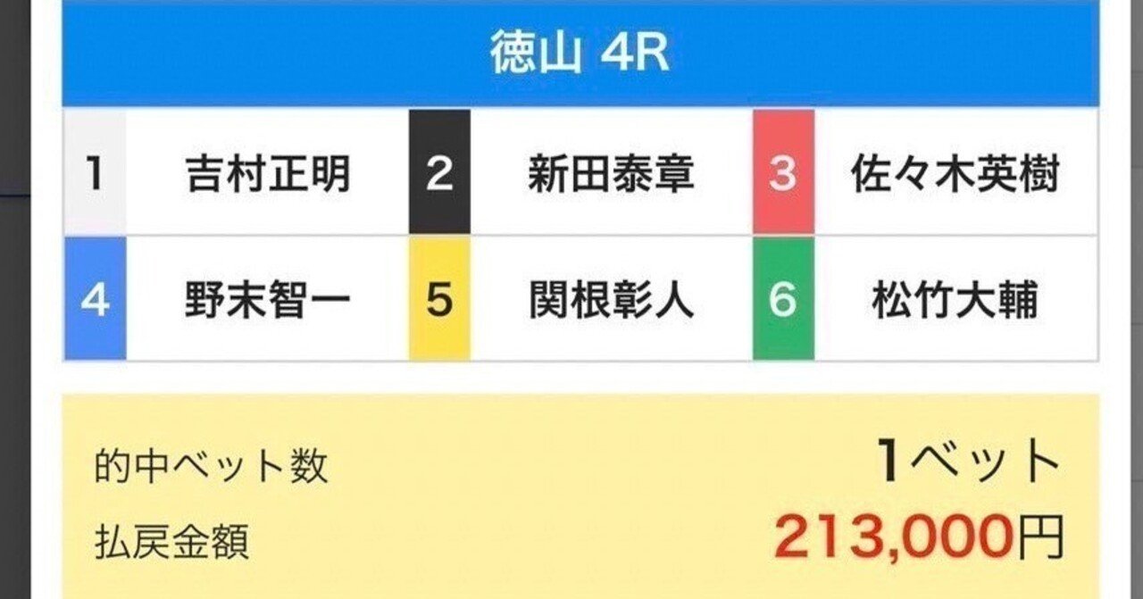 徳山8R 12:02 【㊗🎉超激アツ特大配当予想㊗🎉】｜万舟皇帝@プロの競艇予想屋🇫🇷