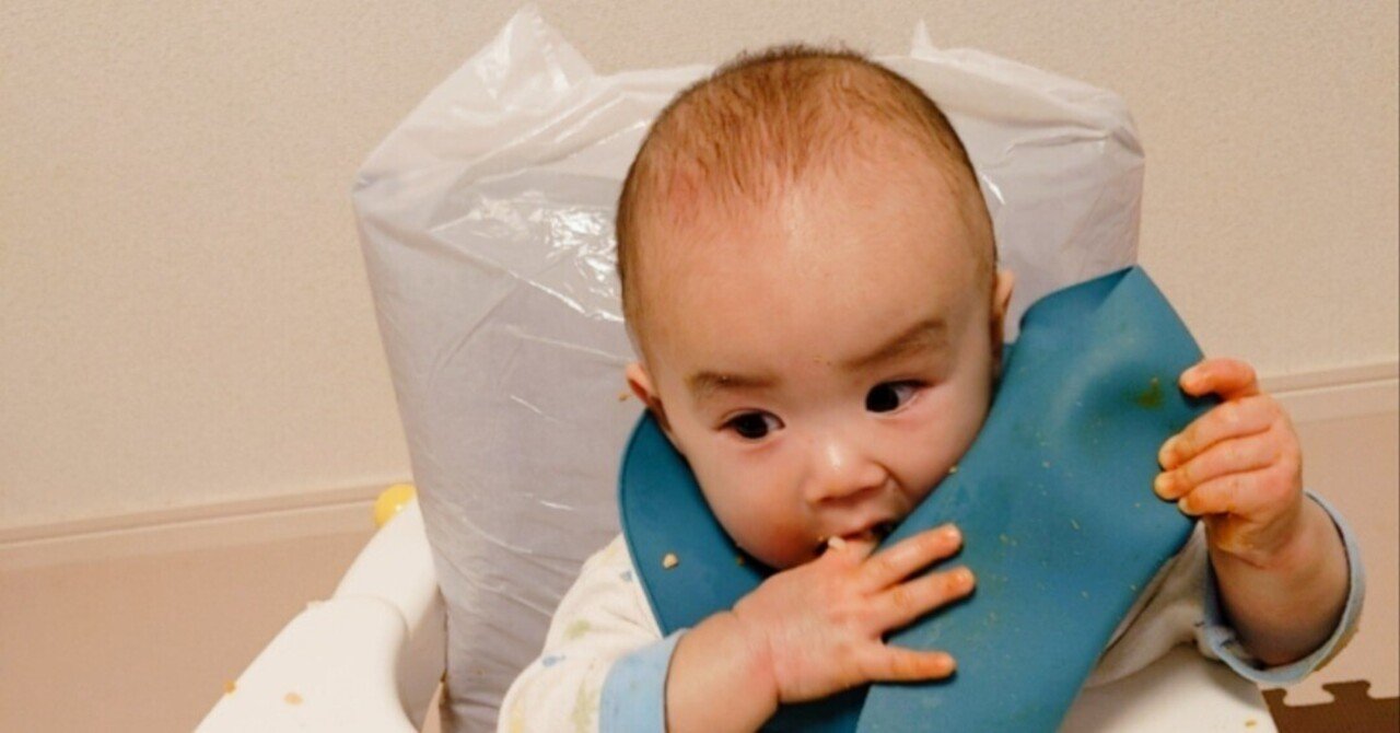 赤ちゃんが自分で食べるBLW。3週間目～1カ月までを振り返って。｜神田ちあき＠年子ママ