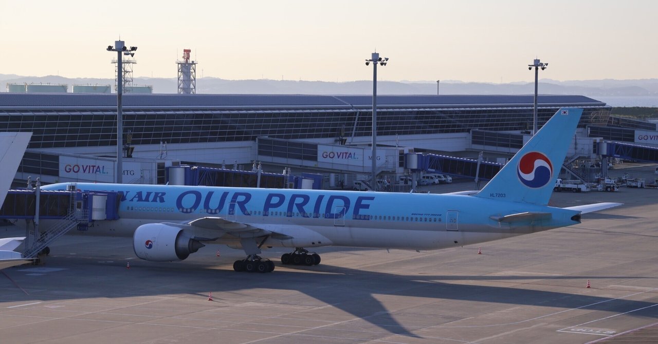 We Are Our Pride塗装の大韓航空の777-300ERがセントレアに We Are Our Pride塗装の大韓航空の777-300ERがセントレアに