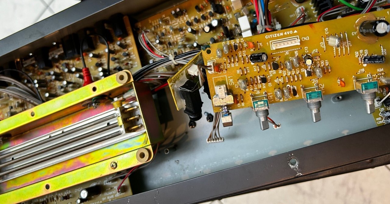 JC120（ギターアンプ）のガリ修理｜音楽スタジオ店長カツミ