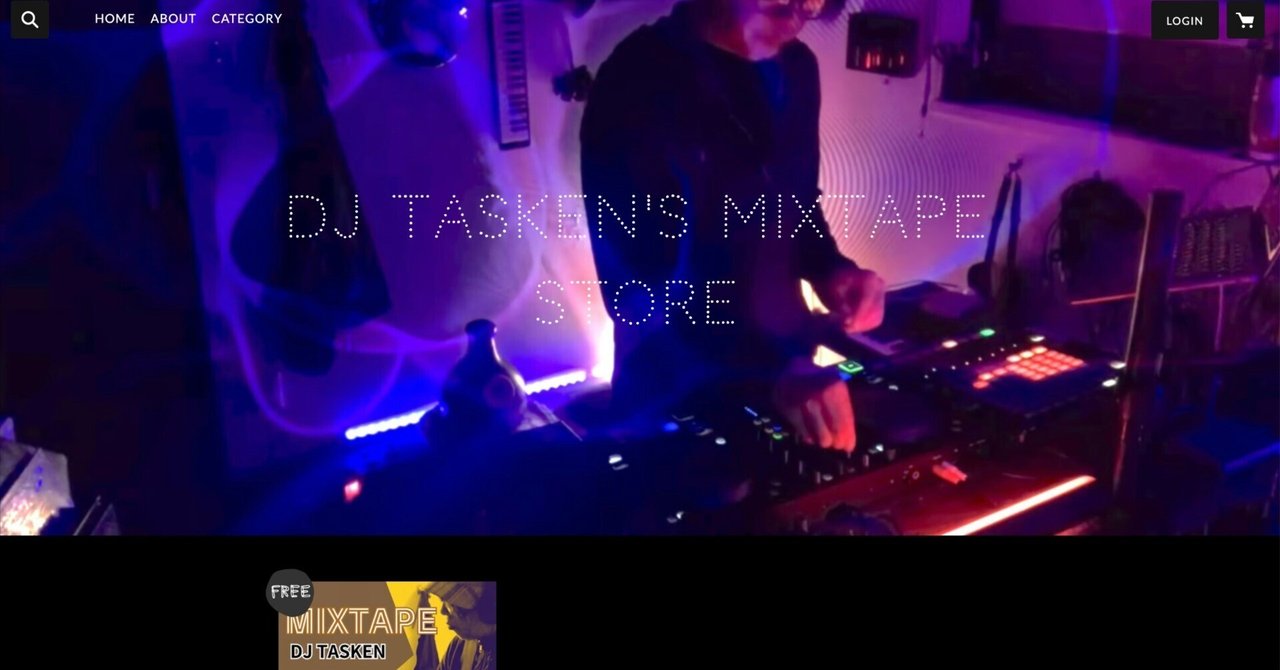 DJ MIXTAPEストアを開設しました！｜TASKEN｜BGM作家・MIXエンジニア