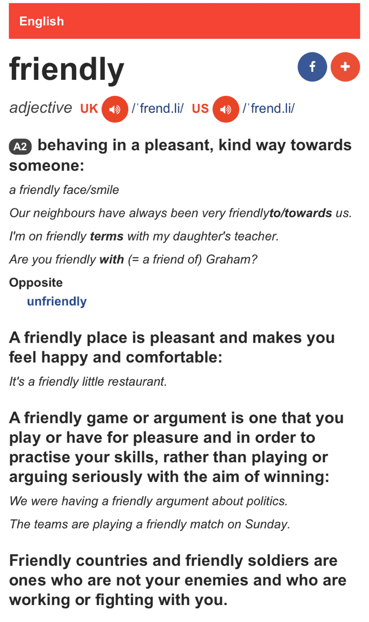 #11 friendlyをフレンドリーの意味だけで理解してるあなたへ｜英語ネイティヴの感覚が理解できるノート！