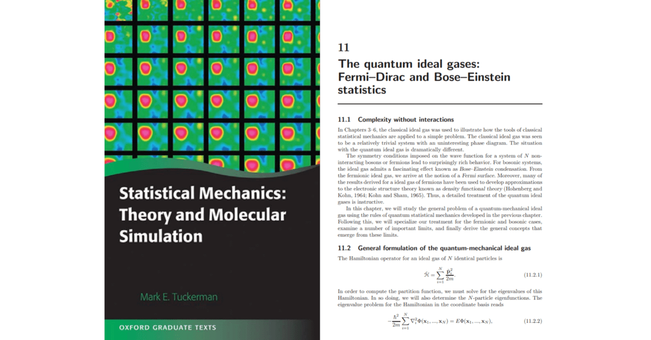 Statistical Mechanics: Theory and Molecular Simulation Chapter 11 - The ...