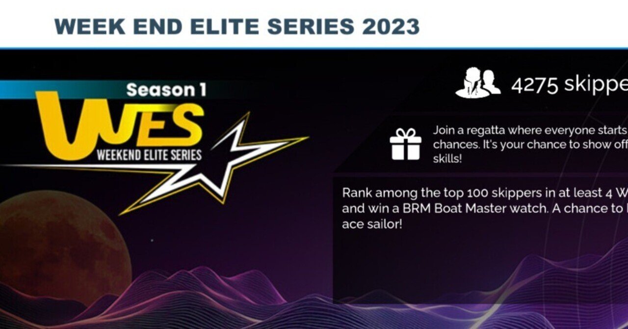 Weekend Elite Series Season1｜NIPPON eSailing Squadron