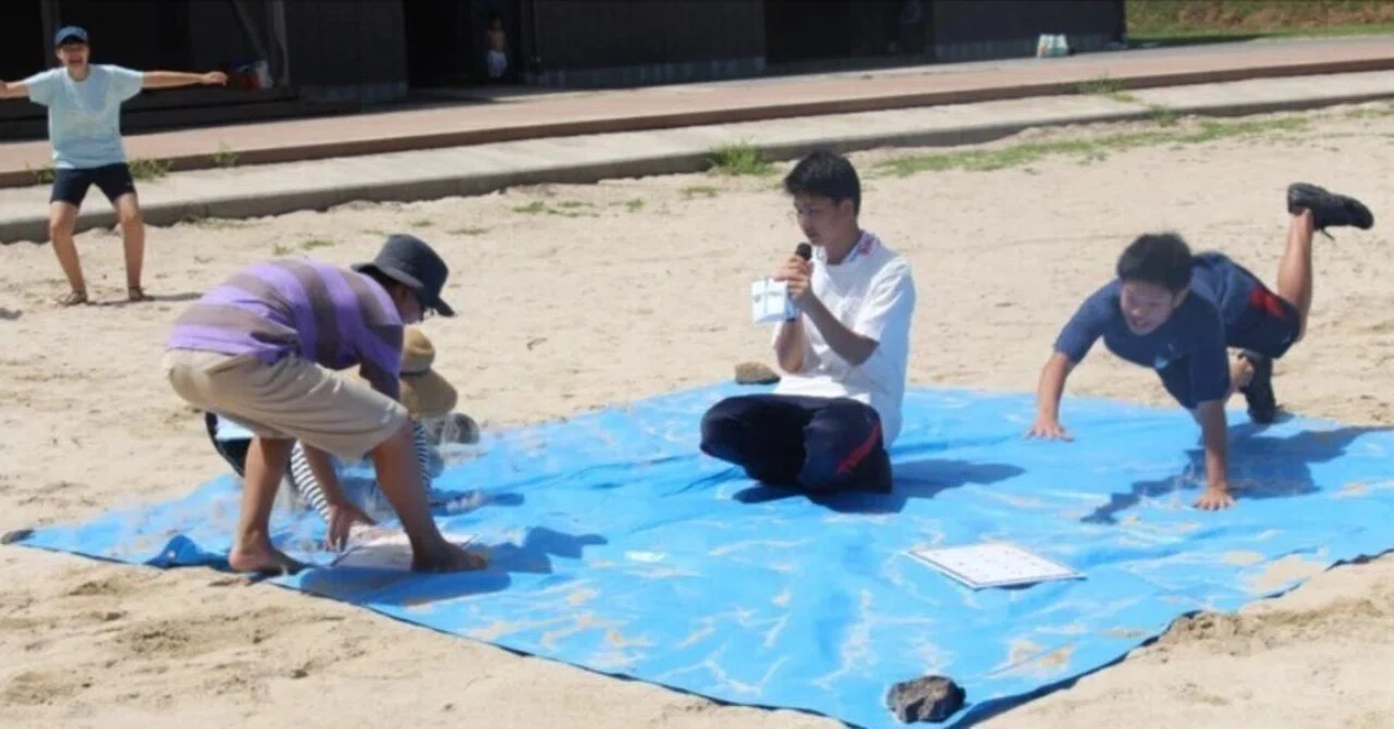 We did it again this year! The Beach Karuta Tournament!｜ないものはない 海士町公式 note