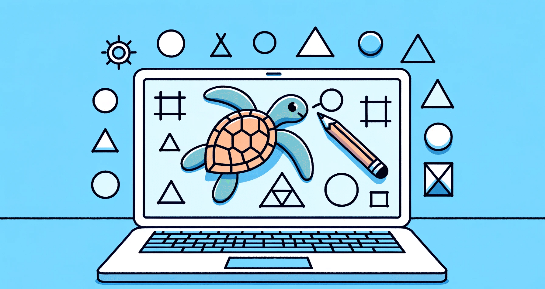 はじめてのプログラミング - タートルグラフィックス｜sasayaka｜note