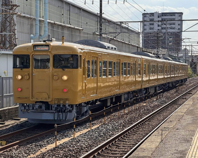 115系中オカA-04編成 幡生構内試運転｜kochan_tk