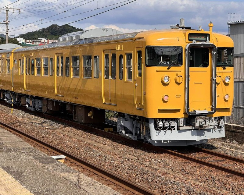 115系中オカA-04編成 幡生構内試運転｜kochan_tk