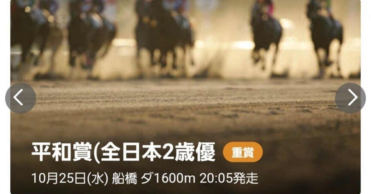 1025水🔥重賞勝負r🔥【船橋11r 平和賞】2歳戦で勝負。当てたいなー。【門別10r】【門別12r】今日は門別で勝負する。当てたいんだ