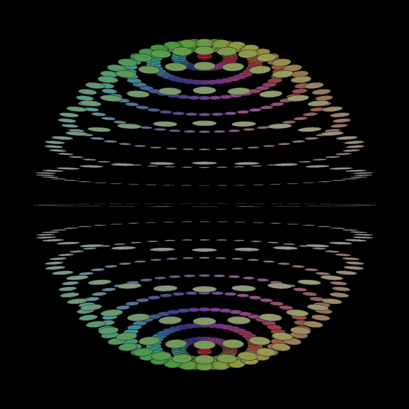 3D の球面を模様で彩るには？｜deconbatch