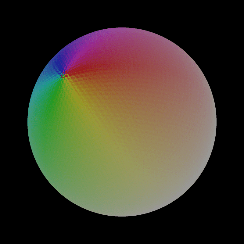 3D の球面を模様で彩るには？｜deconbatch