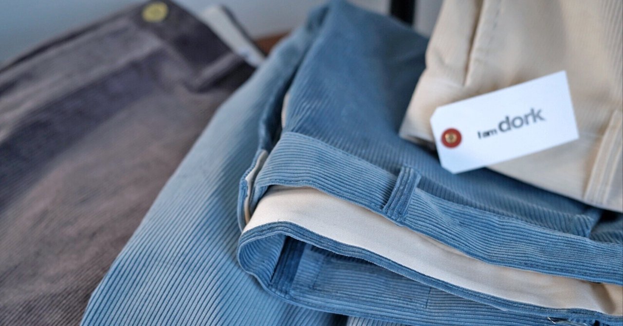 "I am dork(アイアムドーク)" -Work Pants Corduroy- いつでもいいコーデュロイ ｜kirettoーv