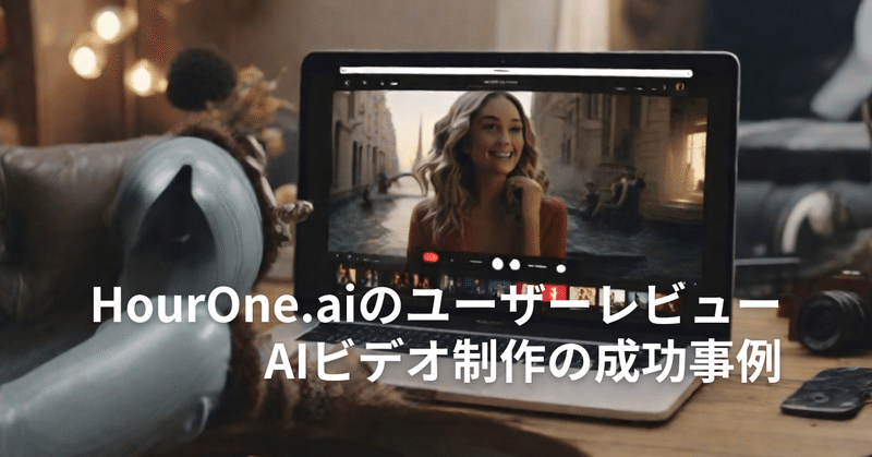 ”AI動画制作の参考事例 | HourOne.aiのユーザーレビュー”｜HIROLAB