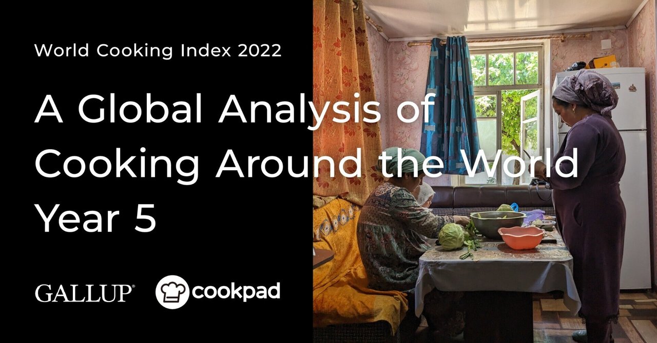 【2022年調査】World Cooking Index - 5年間の料理頻度の推移からコロナ前後の料理行動の変化を読み解く｜クックパッド公式note