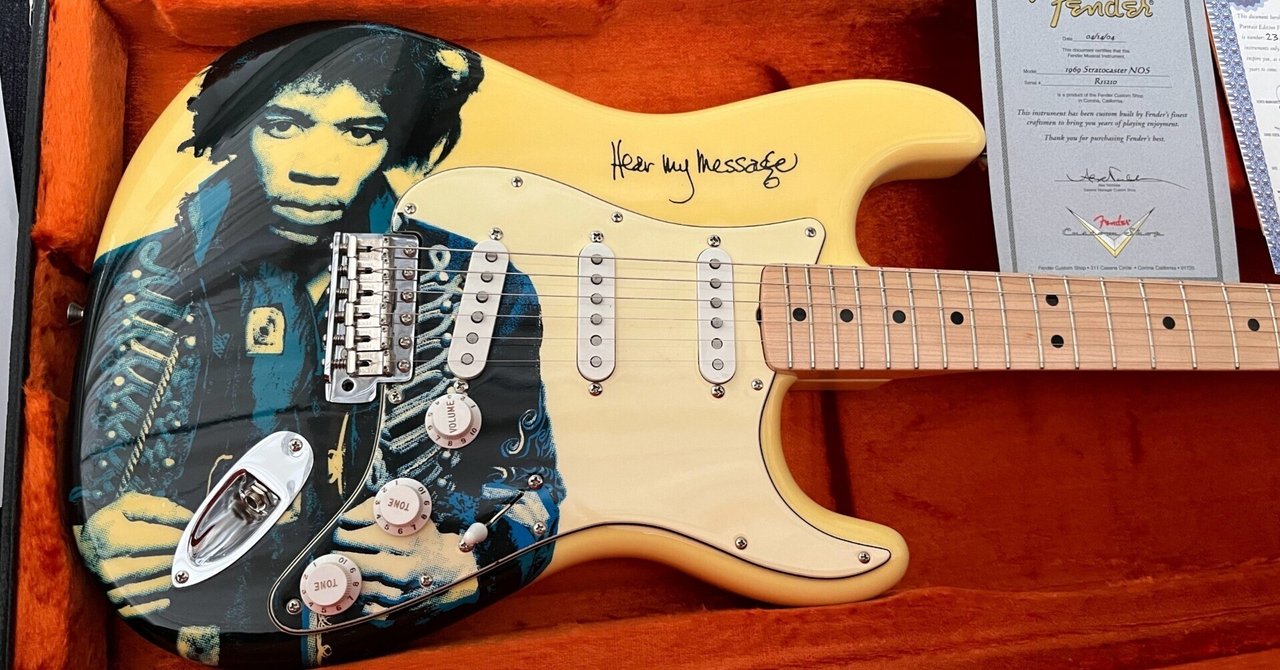 1969 Sratocaster NO5 Authentic Jimmy hendrix｜Kanda Guitar Base 公式note