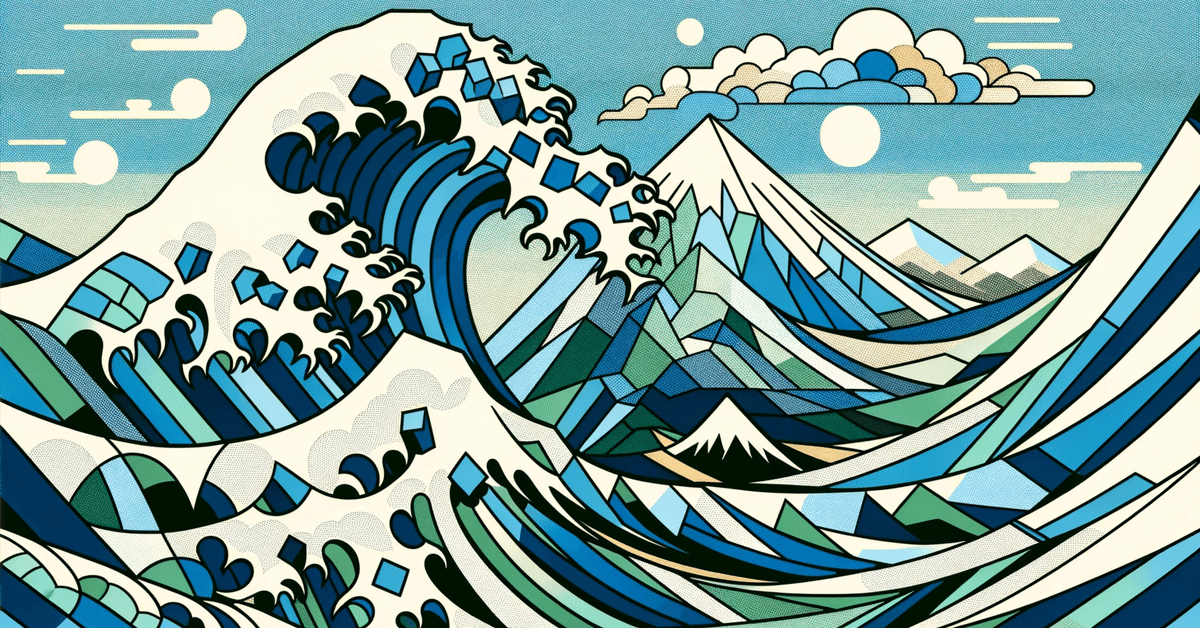 葛飾北斎とキュビズム｜Seki