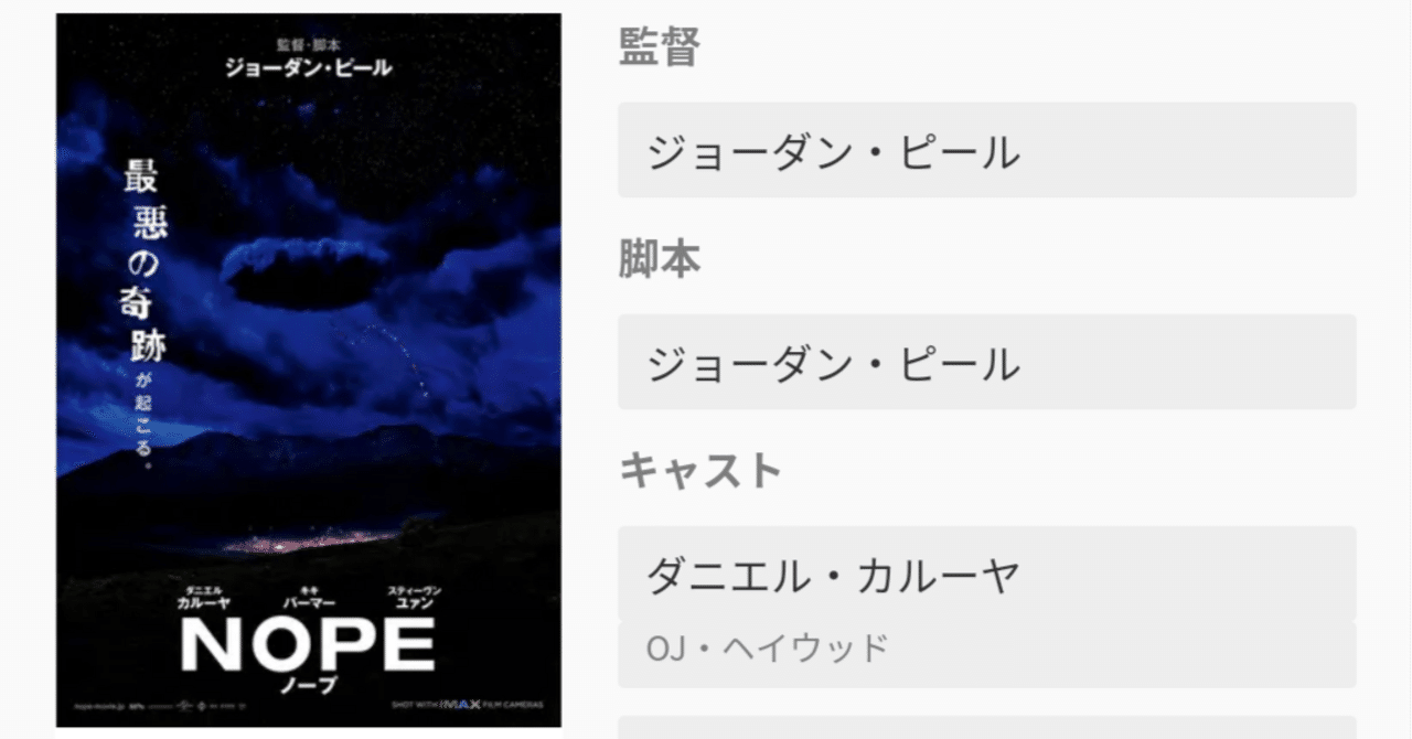 未確認飛行物体と殺人チンパンジー「NOPE/ノープ」【ホラー映画を毎日観る人】(330日目)｜渋谷裕輝(ホラー映画を毎日観るナレーター)